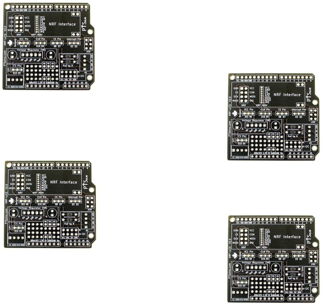Ptsolns Prototype Pcb Microcontroller Shield For Arduino Uno Nrf Shie