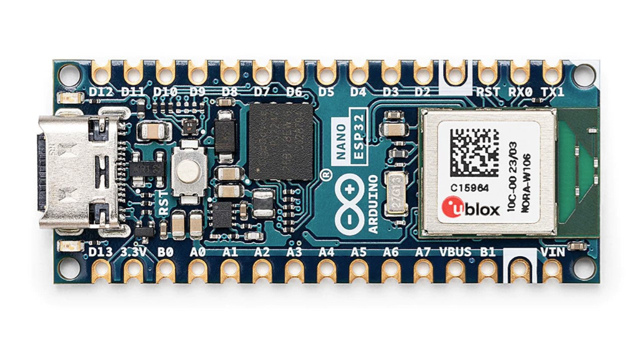 Arduino Nano ESP32 with Headers (ABX00083) – PTSolns